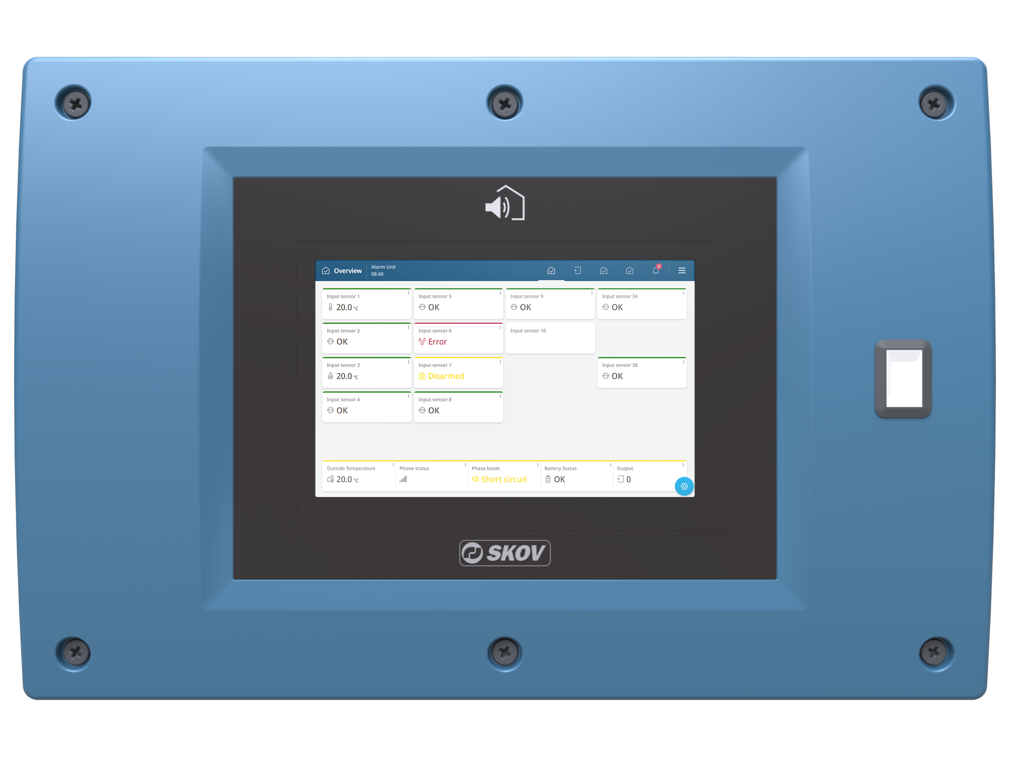 DOL 2300/2400 alarm system from SKOV